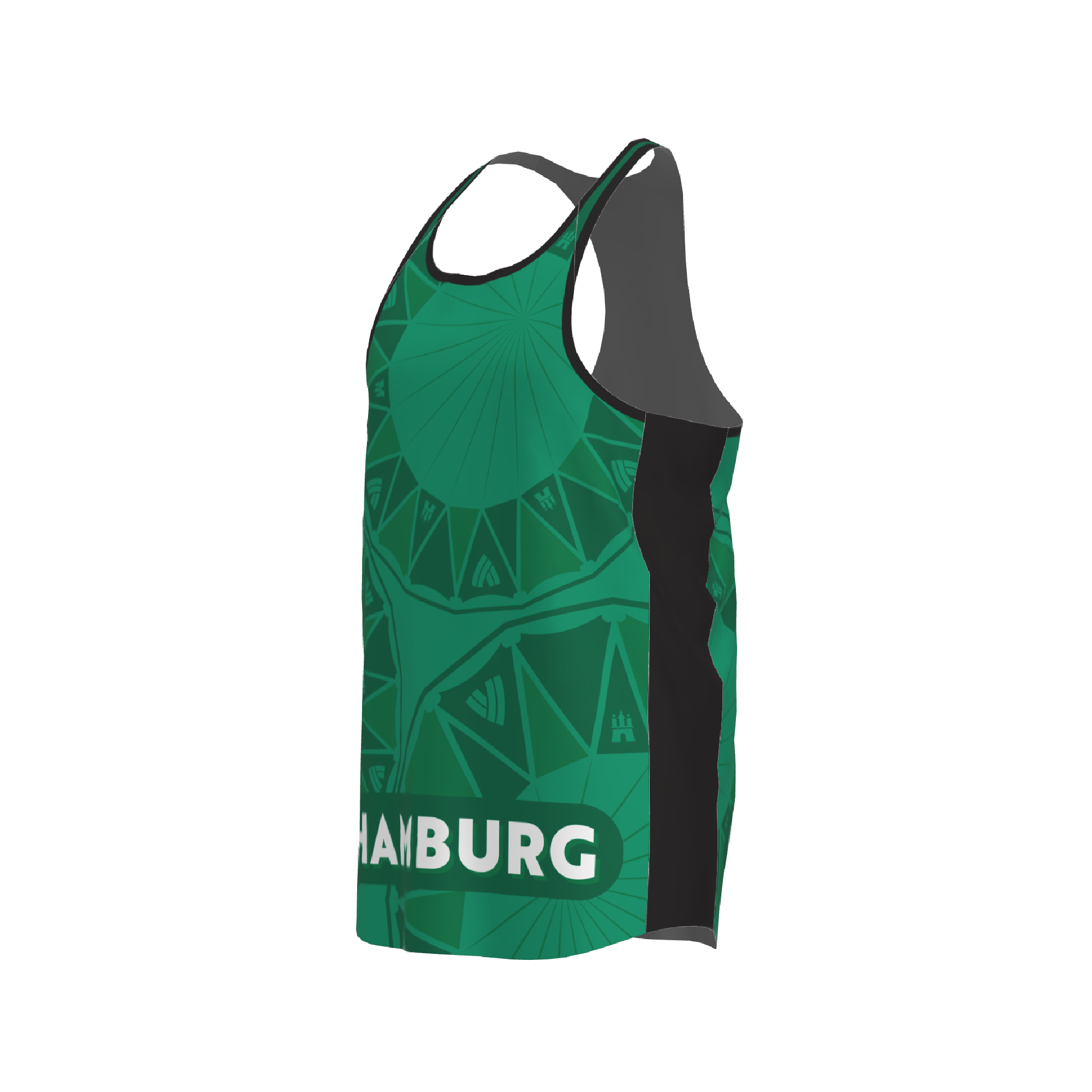BPT Official Hamburg, Germany Men's Singlet (Green) – VW Volleyball ...